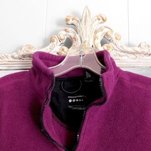Prospirit | Sweaters | Prospirit Wmns Purple Fleece 4 Zip Pullover ...
